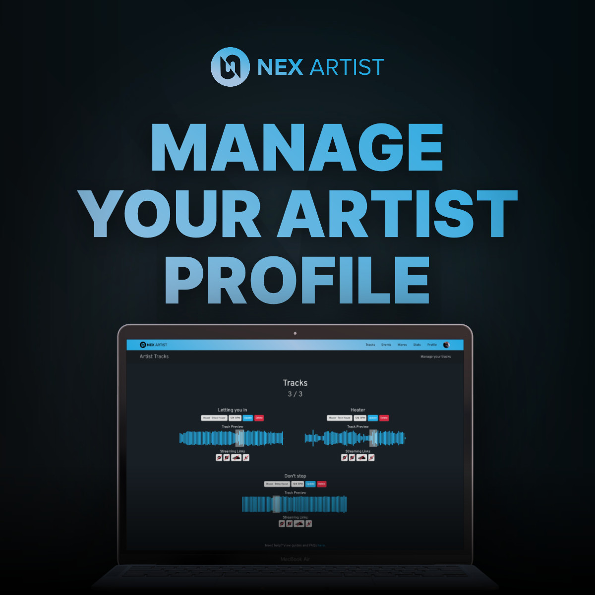 Nex Artist - Artist Login